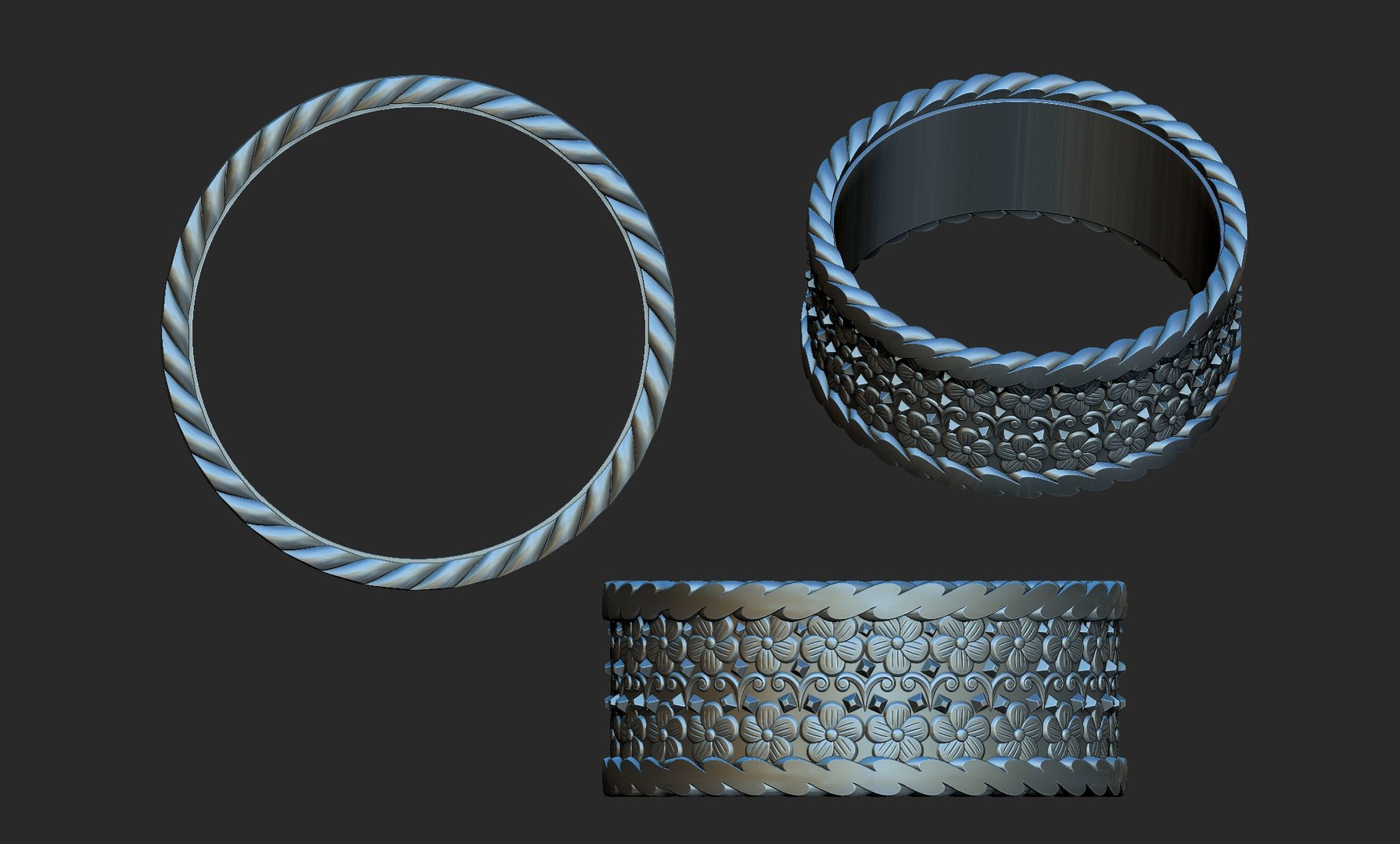 3D Fantasy Ring3 - TurboSquid 2141991