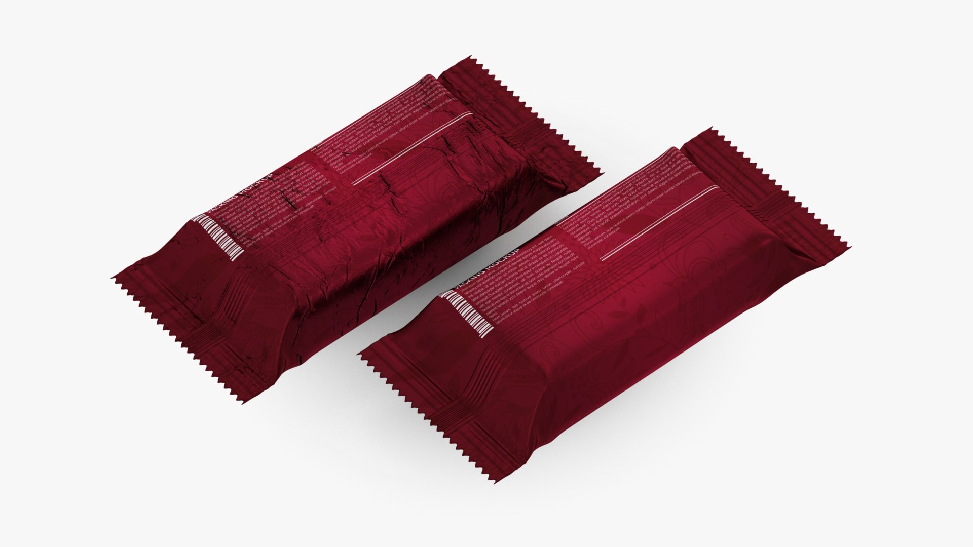 Chocolate candy bar model - TurboSquid 1457033