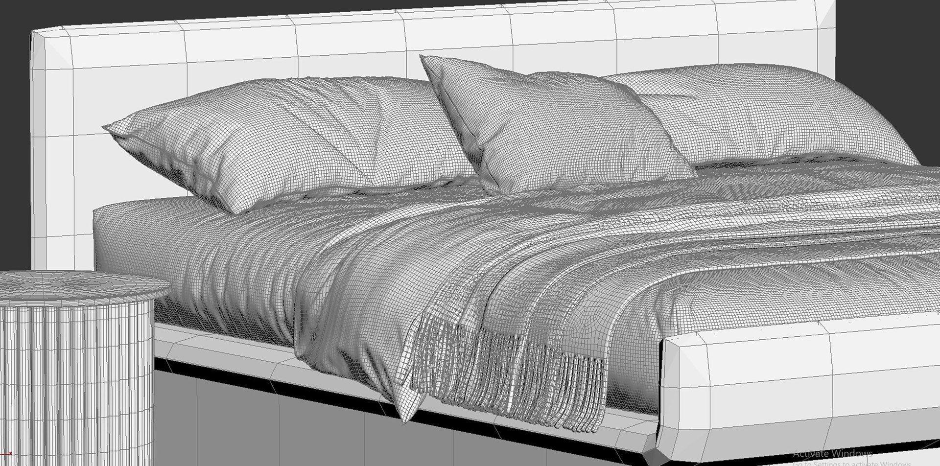 3D LILAS Bed By Gallotti Radice Model - TurboSquid 2116957