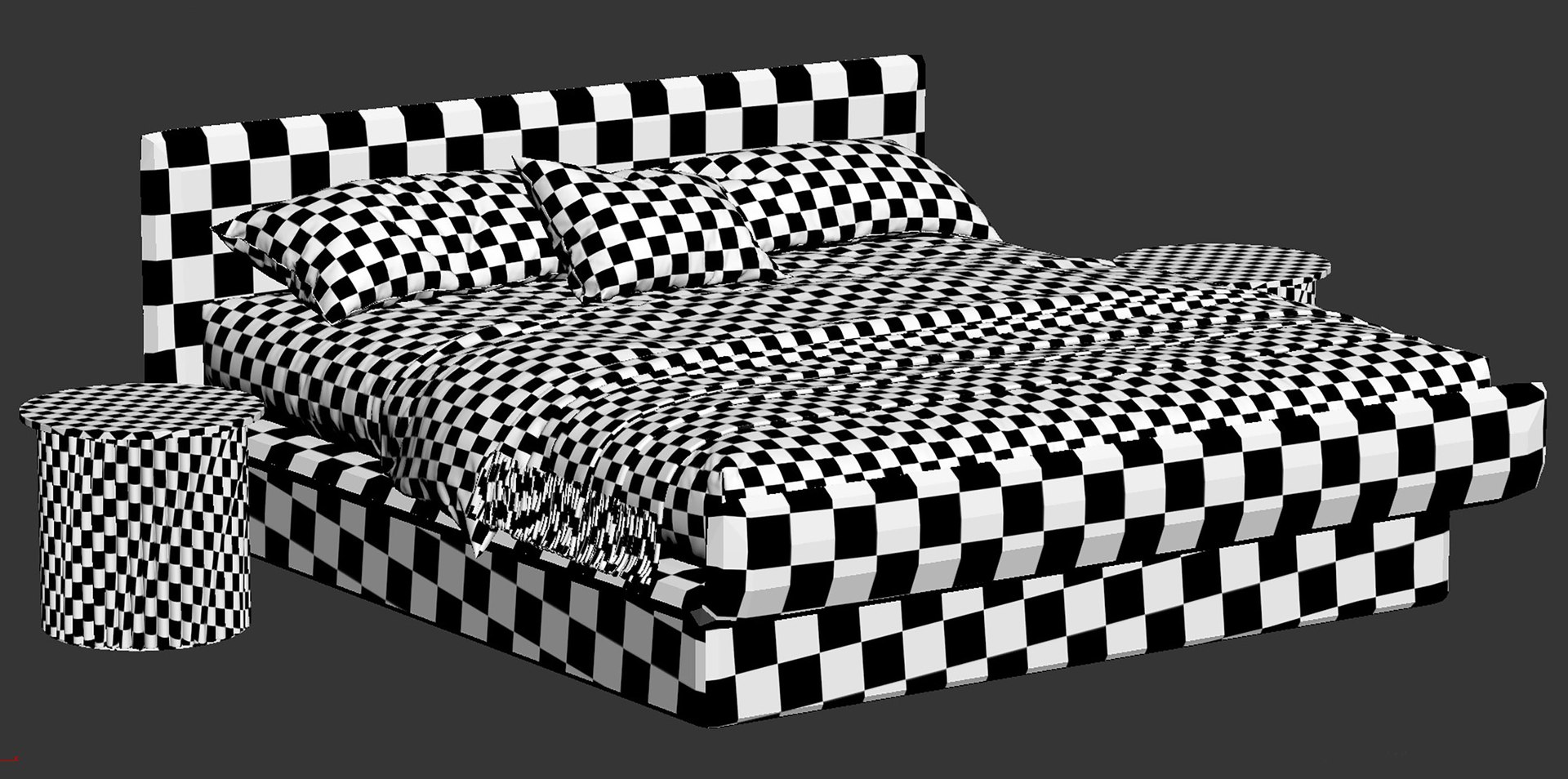 3D LILAS Bed By Gallotti Radice Model - TurboSquid 2116957