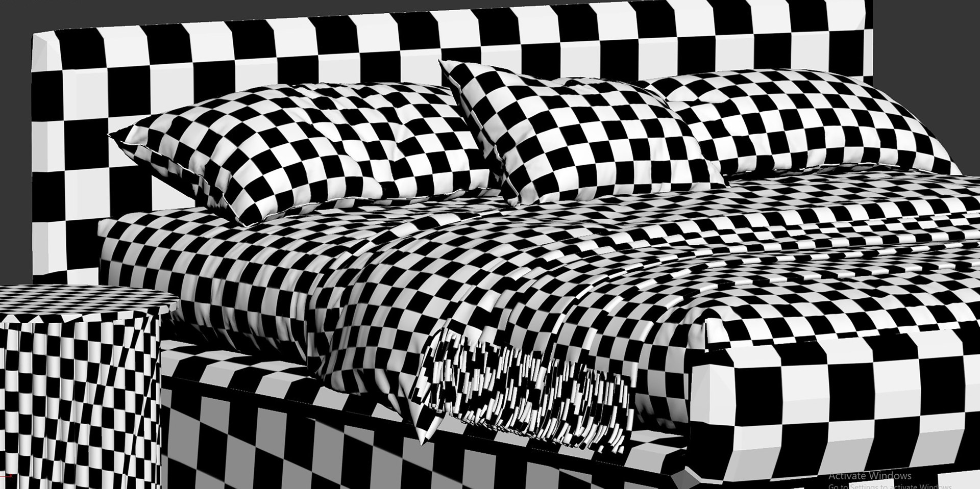 3D LILAS Bed By Gallotti Radice Model - TurboSquid 2116957