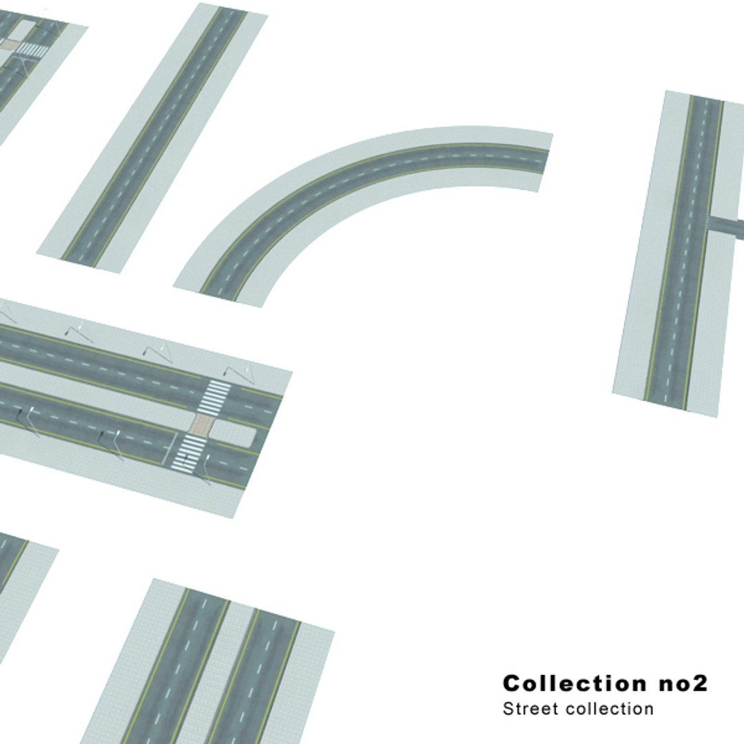 obj street elements objects collections