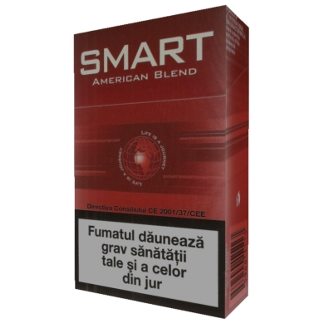 Smart Cigar Package 3d Model