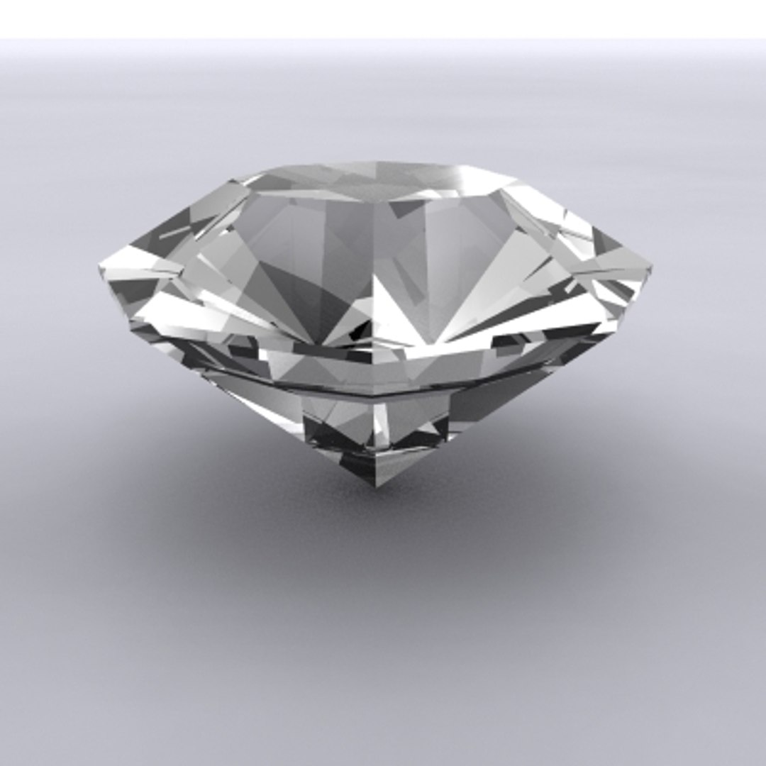 single diamond cut obj