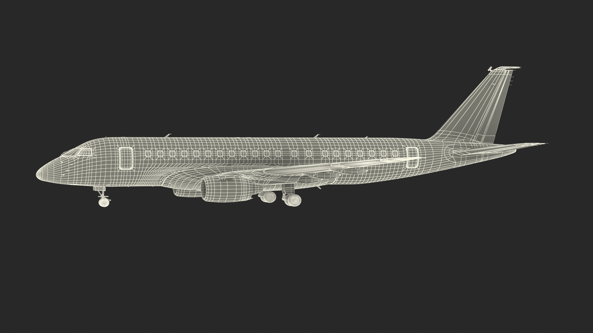3D Embraer E-jet E175-e2 Jet - TurboSquid 1445889