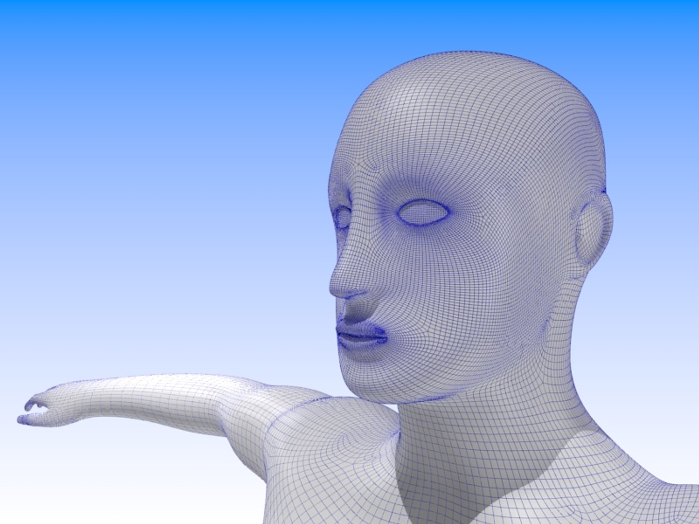 High-poly Human Texturing 3d Obj