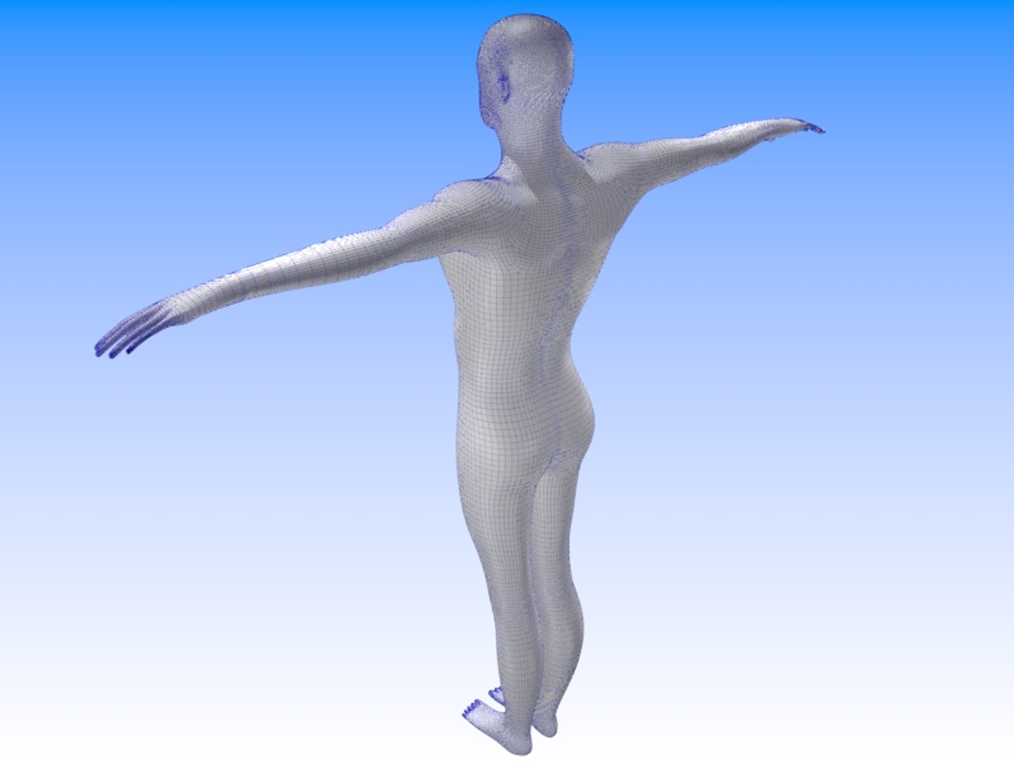 High-poly Human Texturing 3d Obj