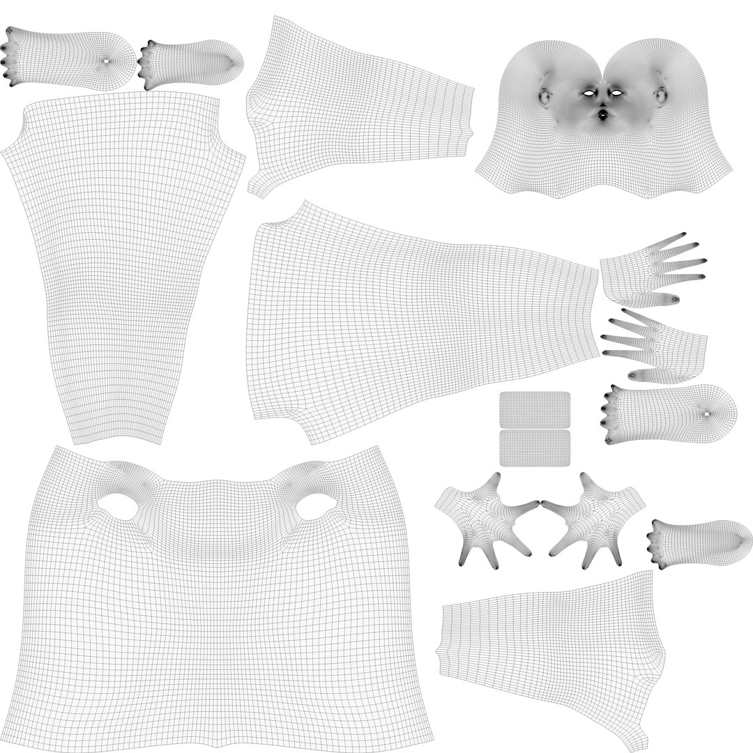 High-poly Human Texturing 3d Obj