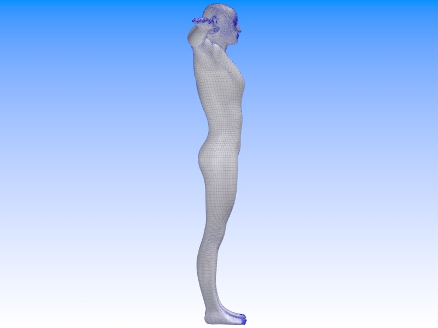 High-poly Human Texturing 3d Obj