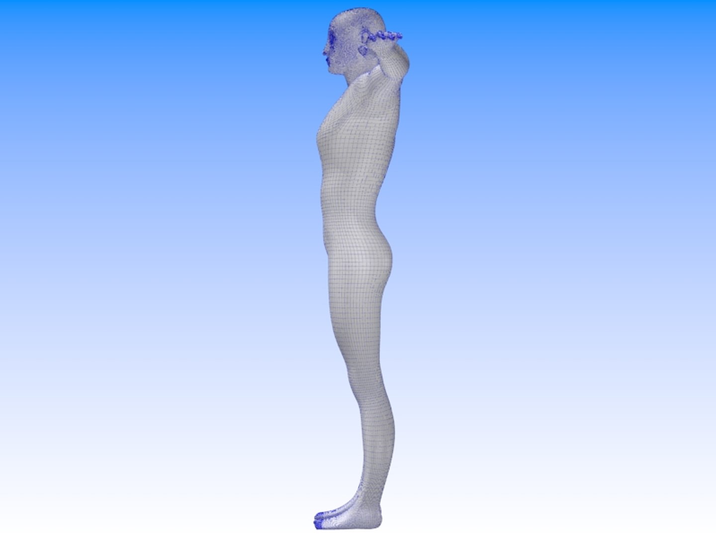 High-poly Human Texturing 3d Obj