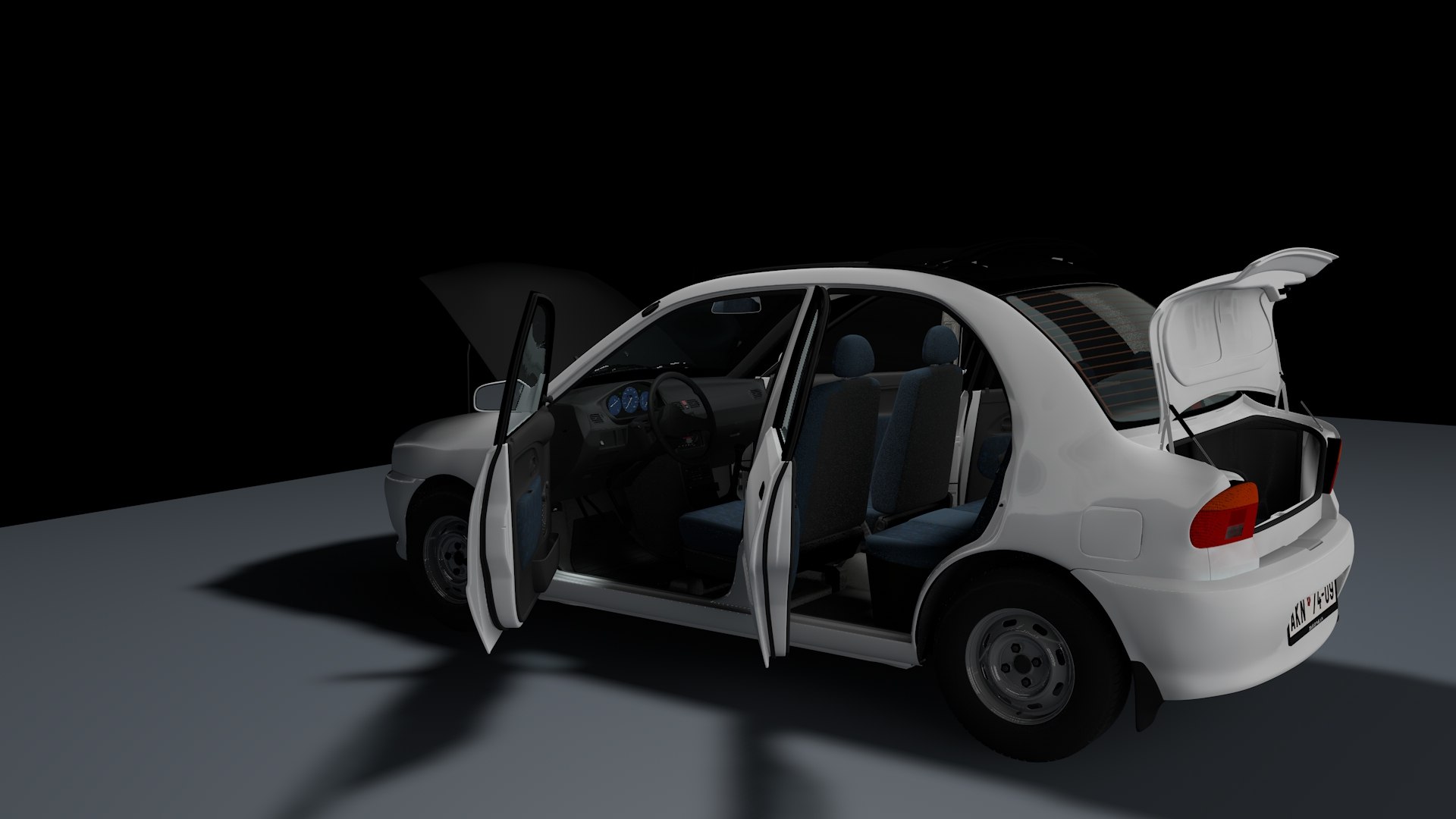 3D Mazda 121 Db - TurboSquid 1634520
