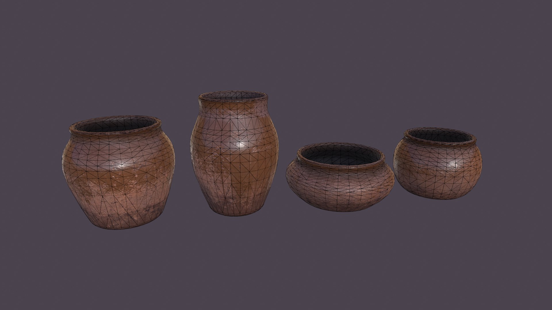 Clay pot 3D model - TurboSquid 1709016