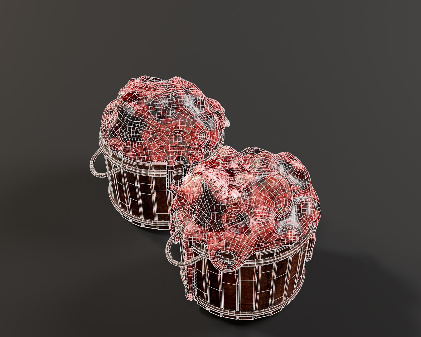 3D Creepy Buckets With Guts Model - TurboSquid 2357989