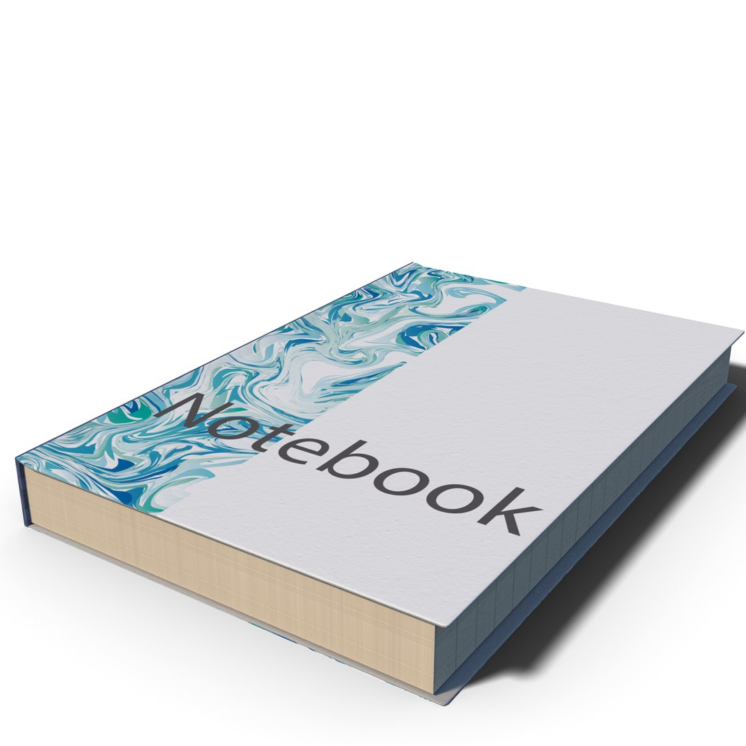 Blue Notebook Model - TurboSquid 2088432