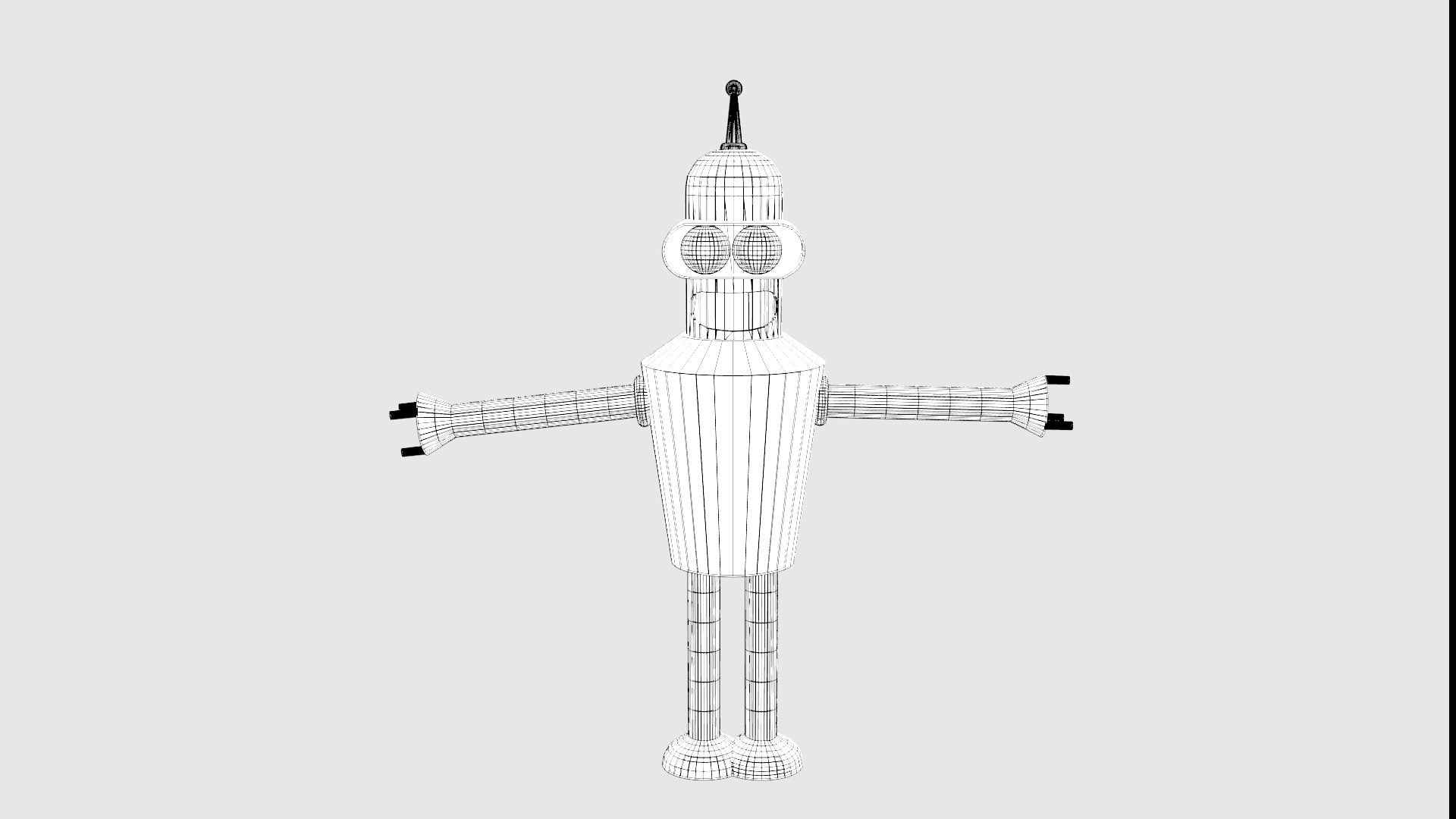 Bender 3d Model