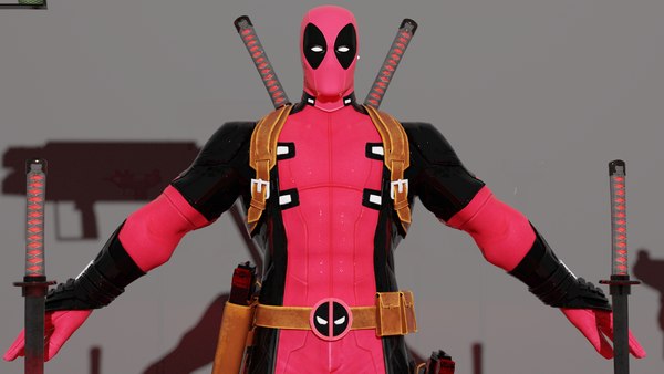 3D Deadpool - TurboSquid 2028142