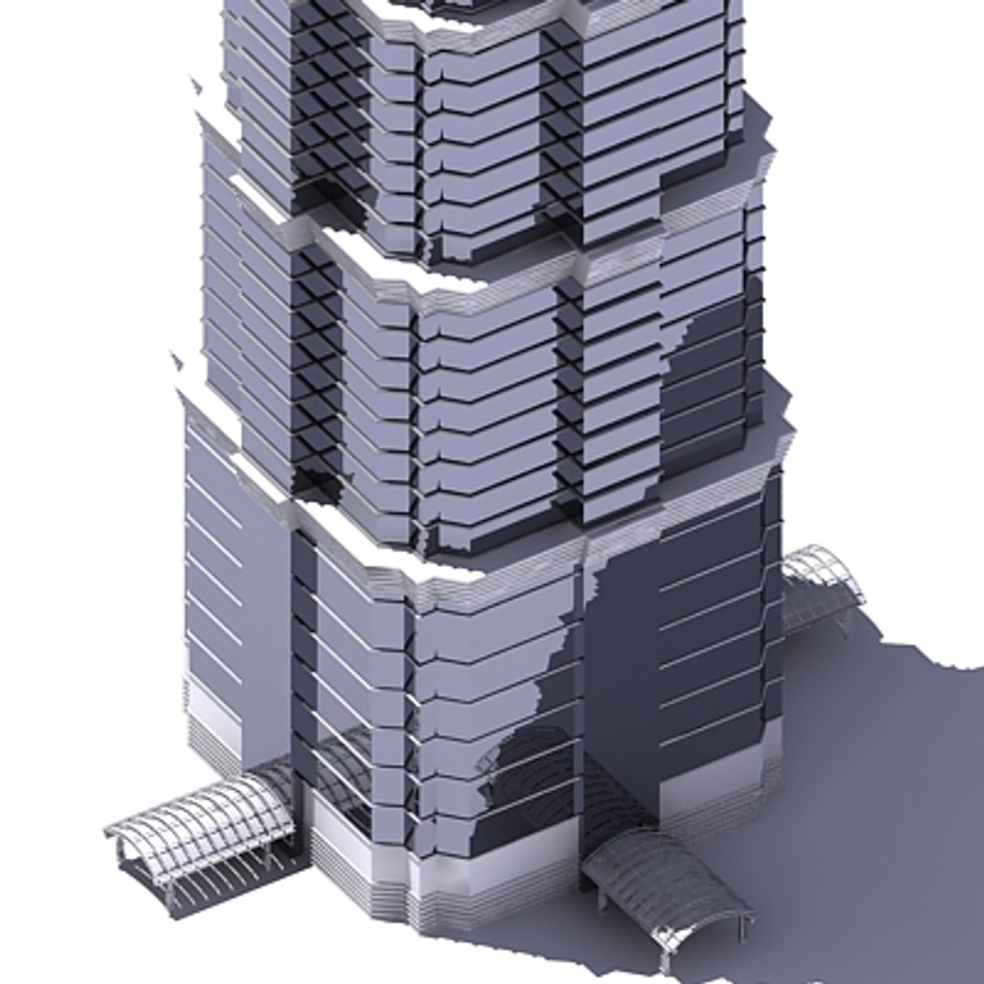 Jin Mao Tower 3d Max