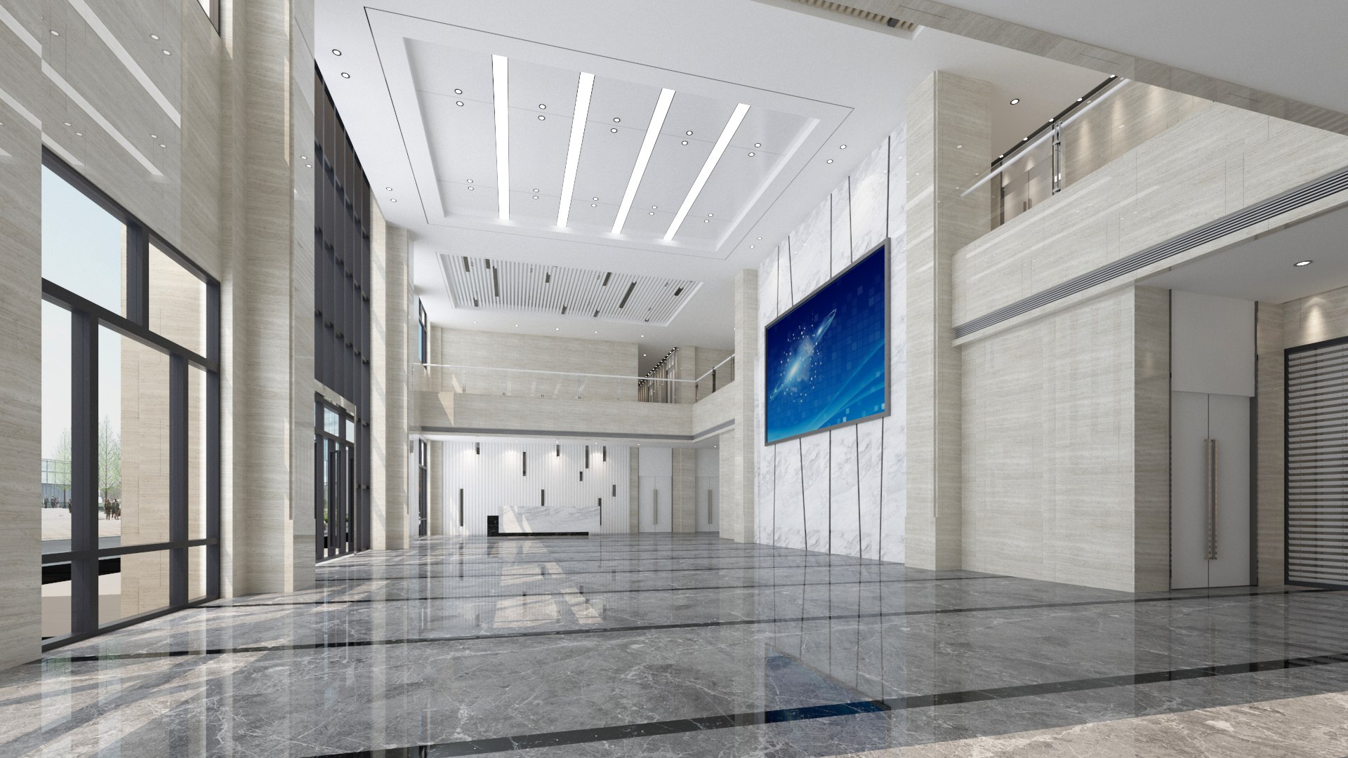 3D Modern Hall 32 - TurboSquid 2173304