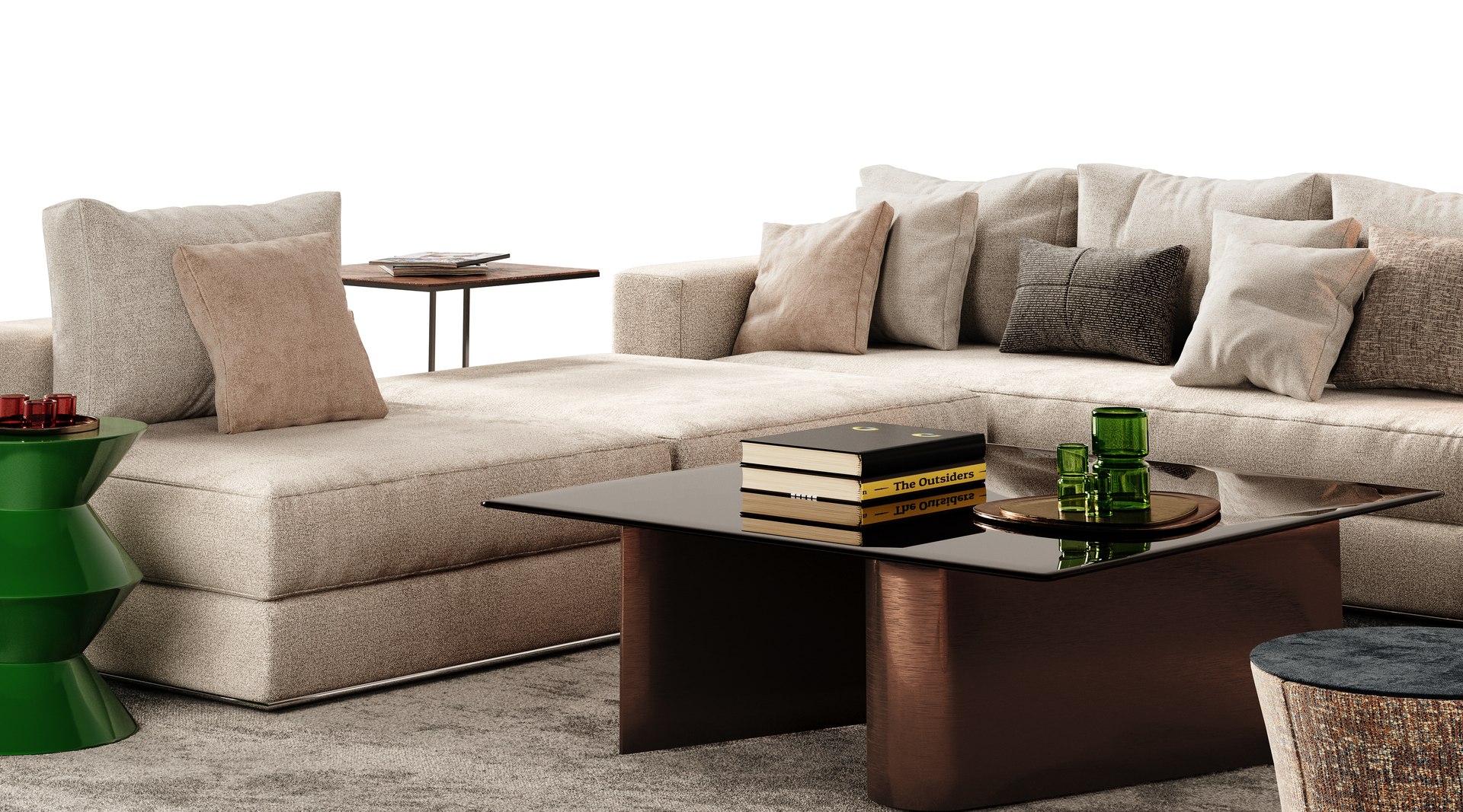 Minotti Hamilton 3D Model - TurboSquid 1373747