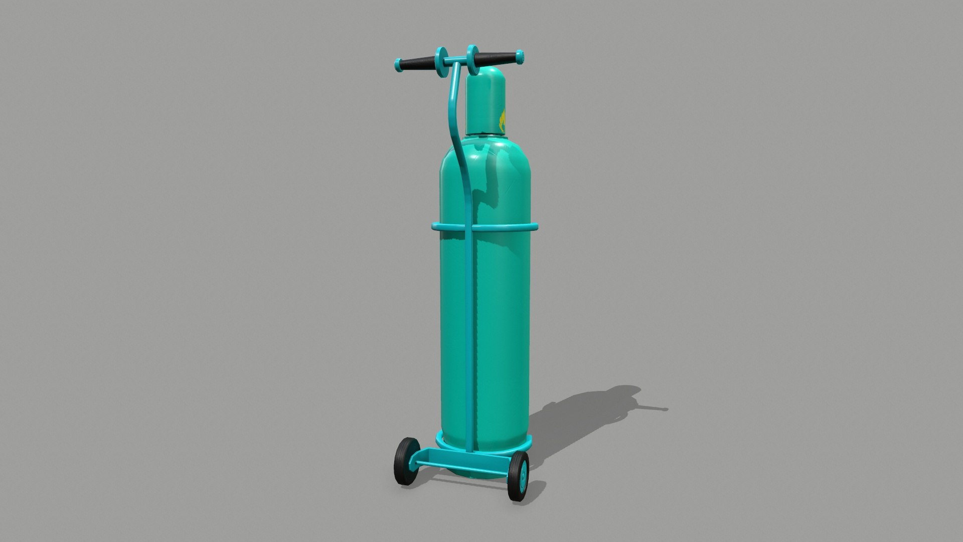 Gas cylinder model - TurboSquid 1541672