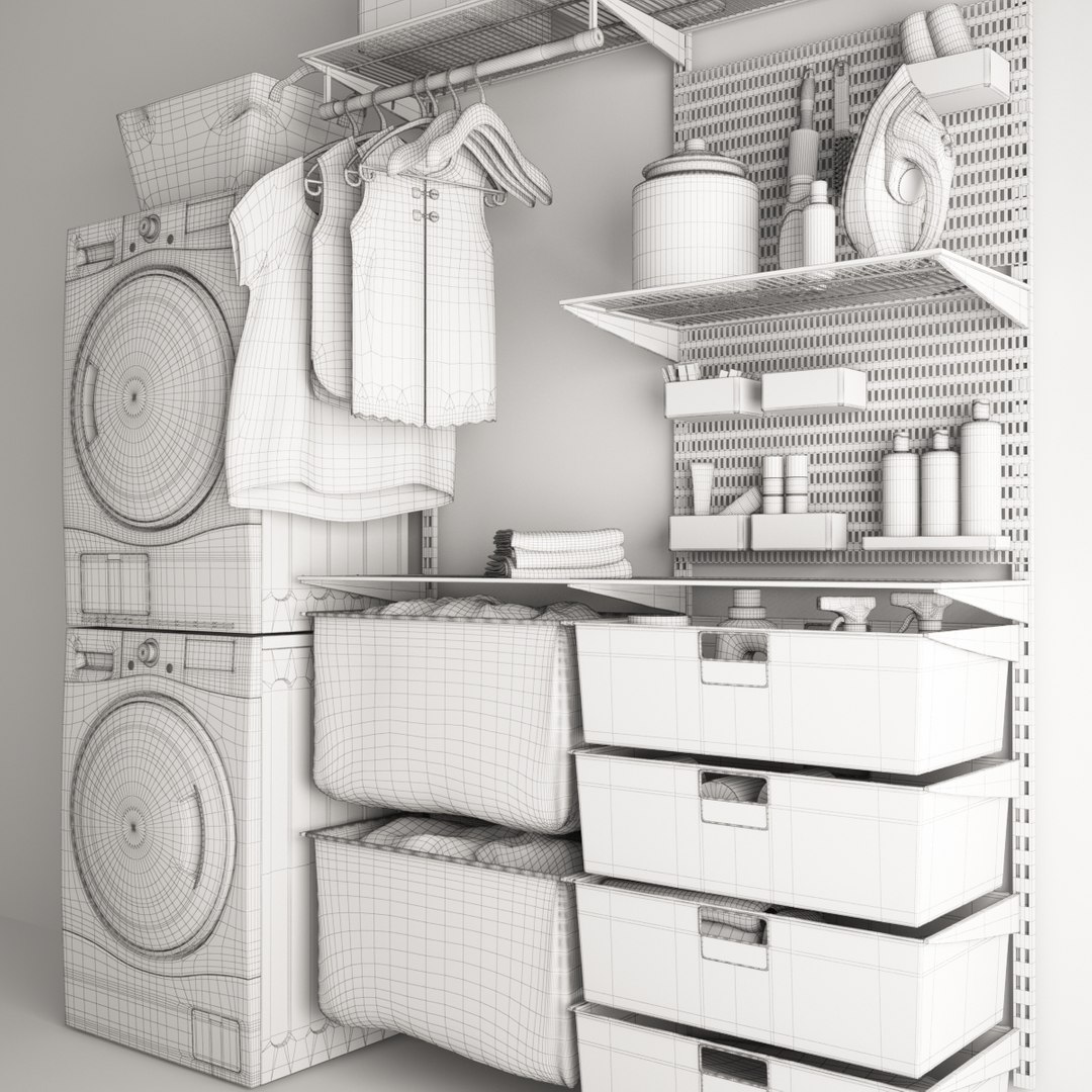 Laundry Model - TurboSquid 1272701
