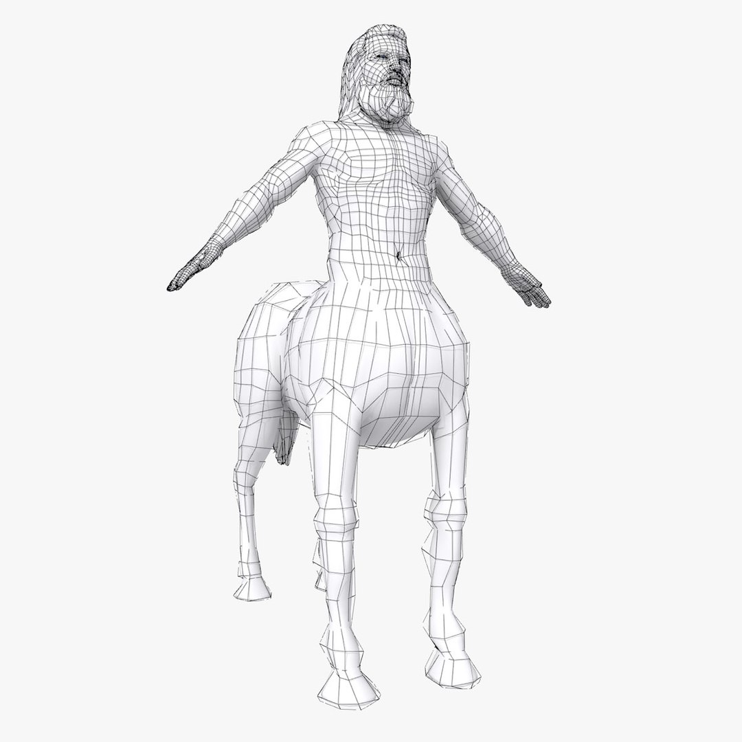 3d Greek Centaur Model