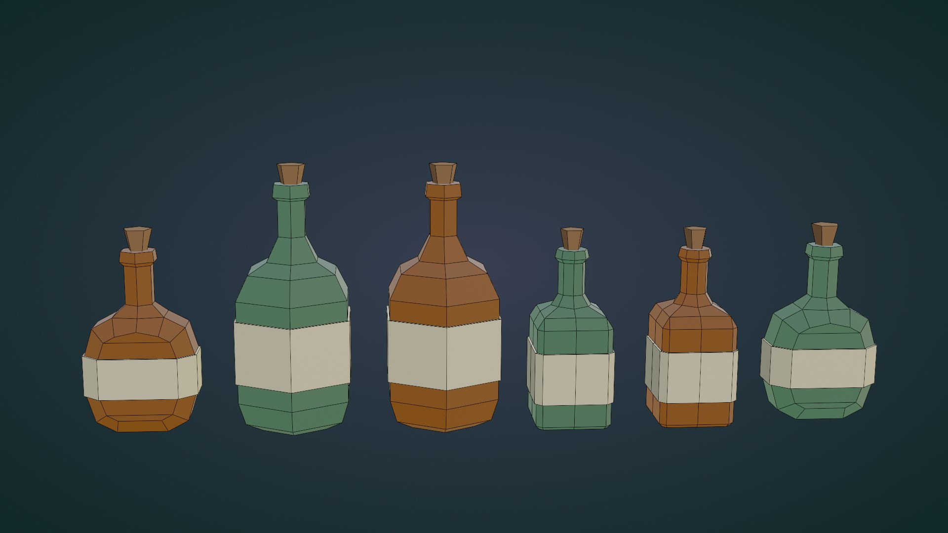 Low Poly Storage Container Pack Model - TurboSquid 1905026