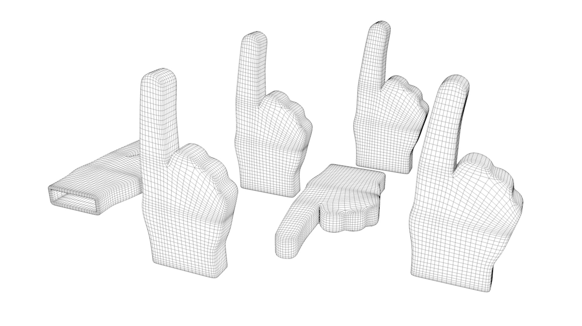 styrofoam hands c4d