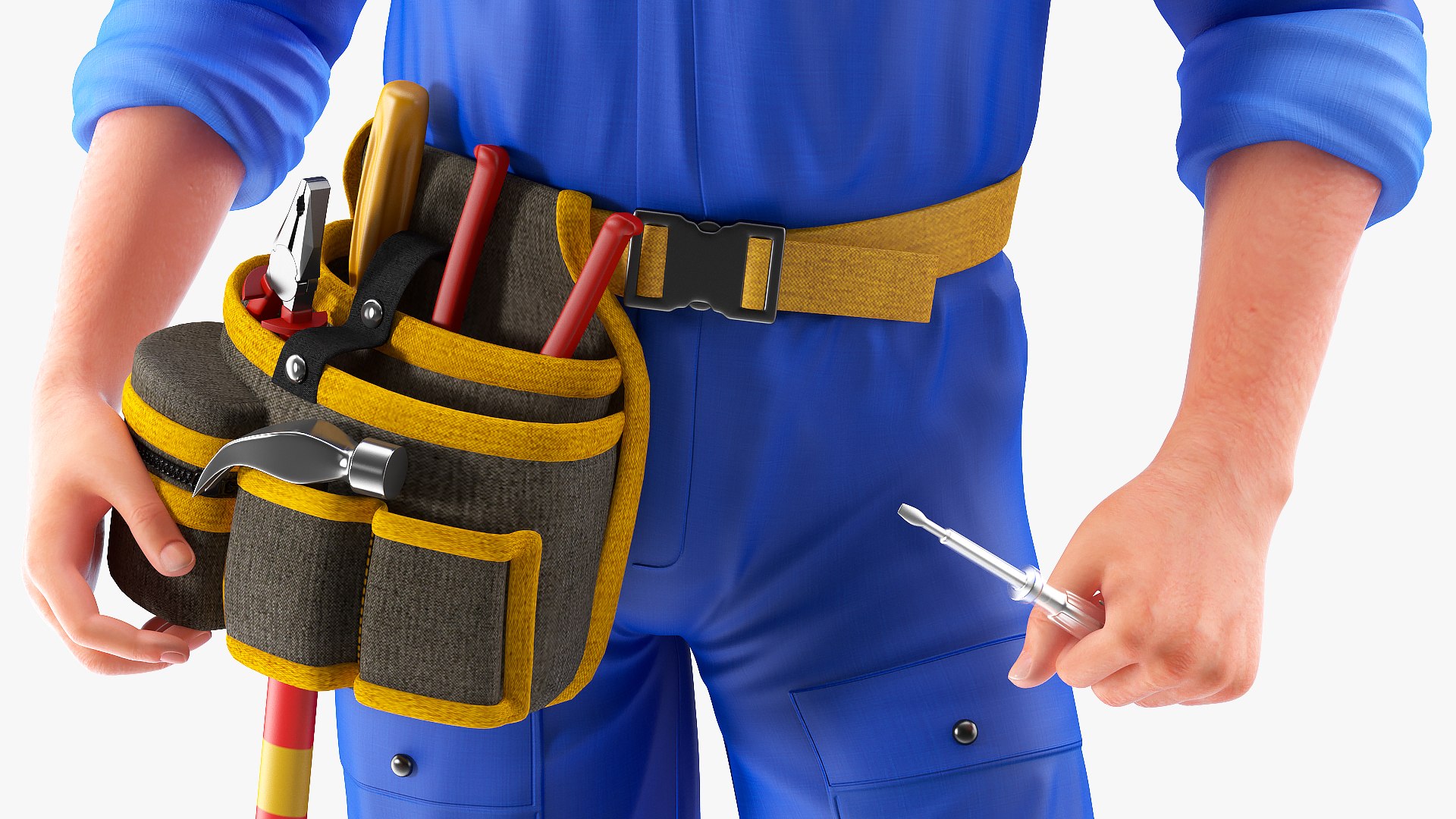 Electrician rigged electric 3D model - TurboSquid 1602885