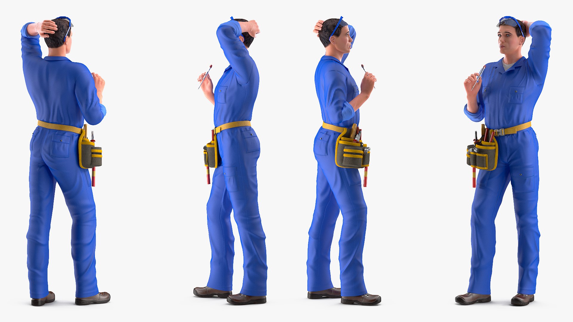 Electrician rigged electric 3D model - TurboSquid 1602885