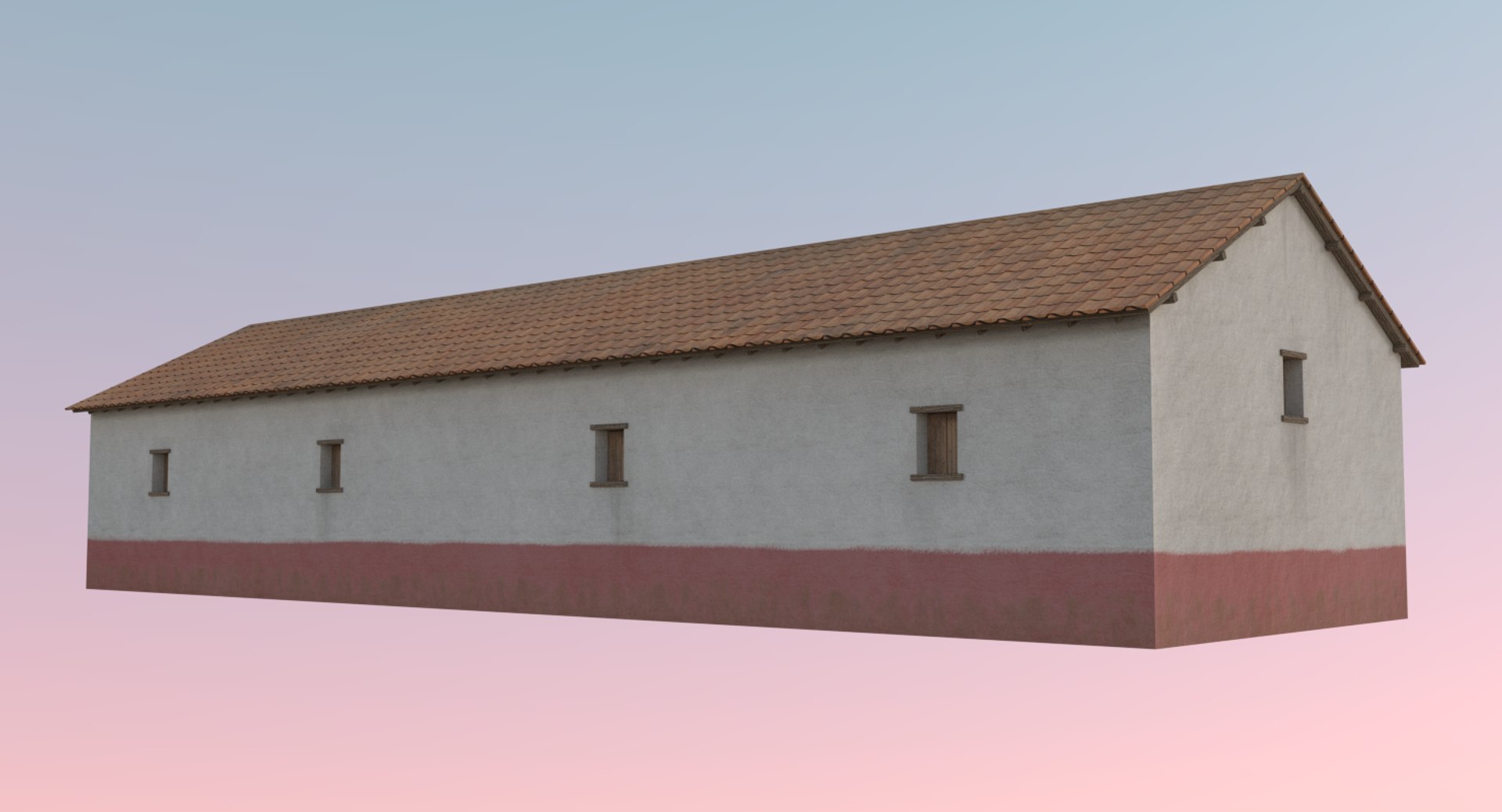 Roman Building 1 3D Model - TurboSquid 1187455