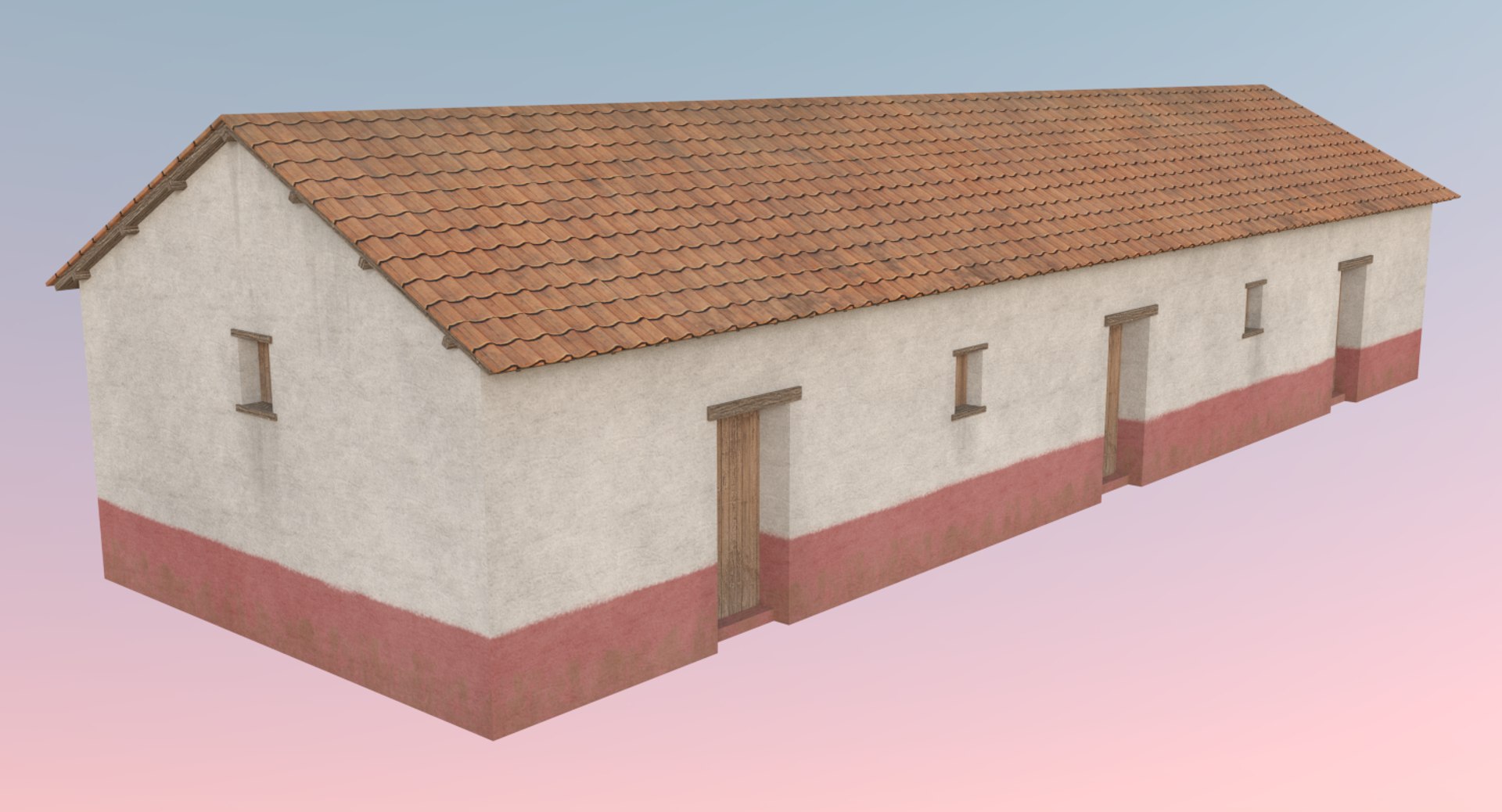 Roman Building 1 3D Model - TurboSquid 1187455