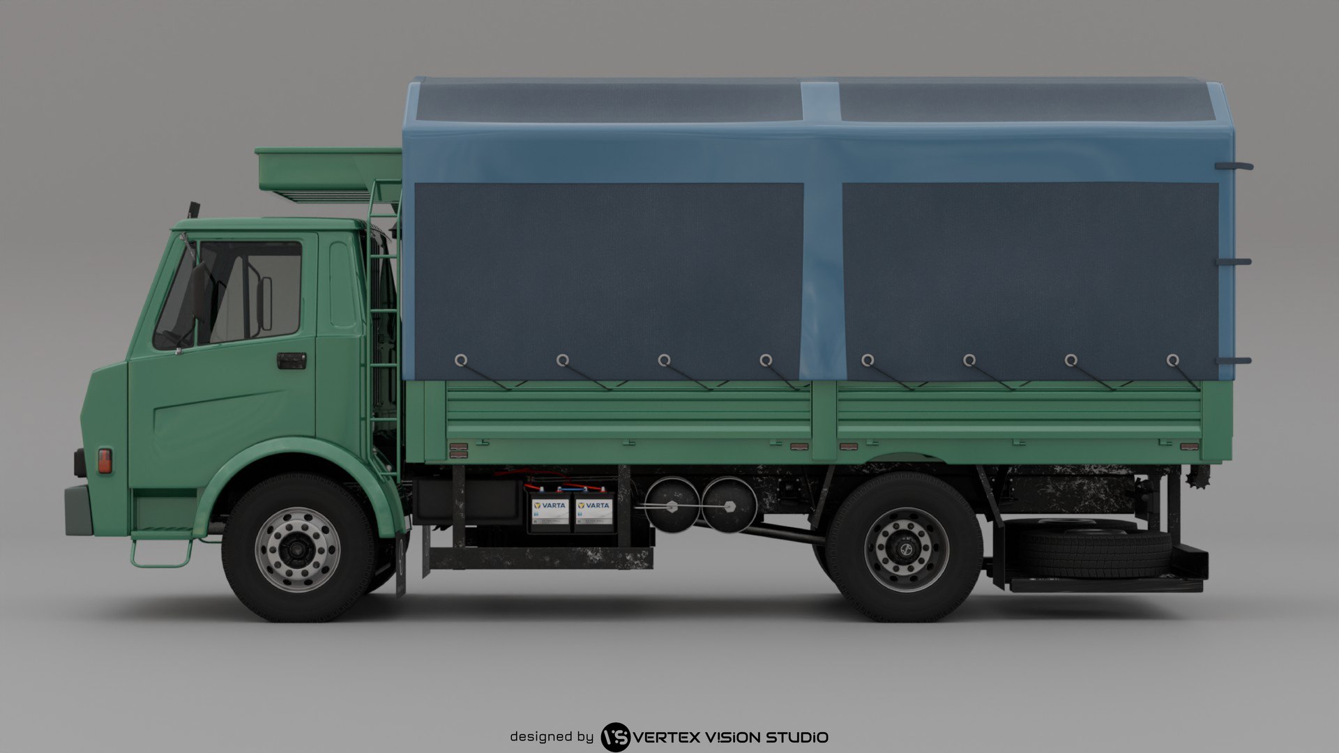 3D SNVI Sonacome K120 Truck 3D Model - TurboSquid 2295133
