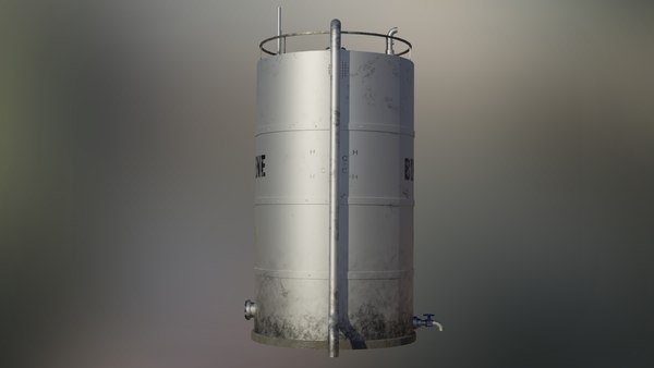 Industrial Benzene Storage Tank 3D model - TurboSquid 1806809