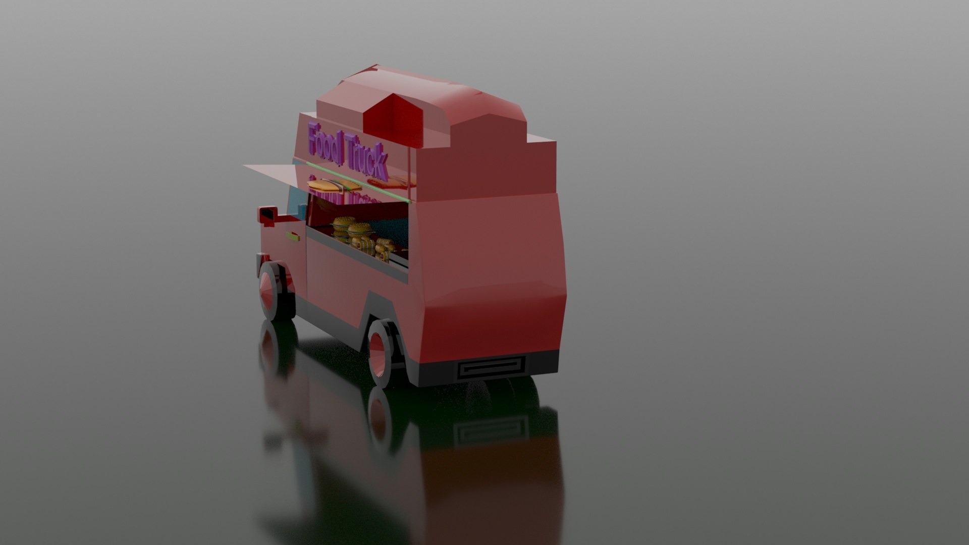3D Food Truck Model - TurboSquid 1958115