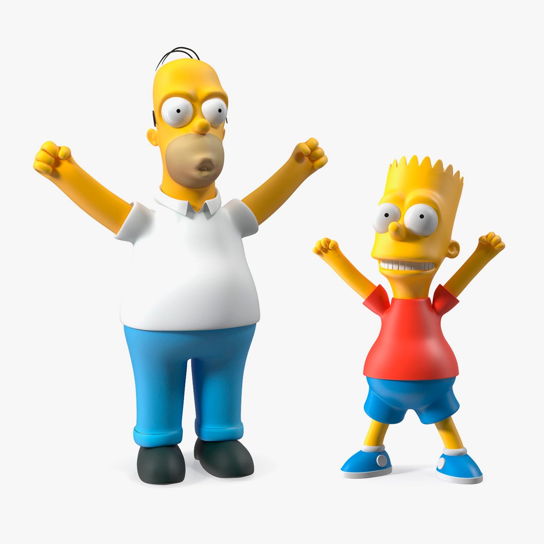 modelo 3d Colección de personajes de Los Simpson - TurboSquid 2399894