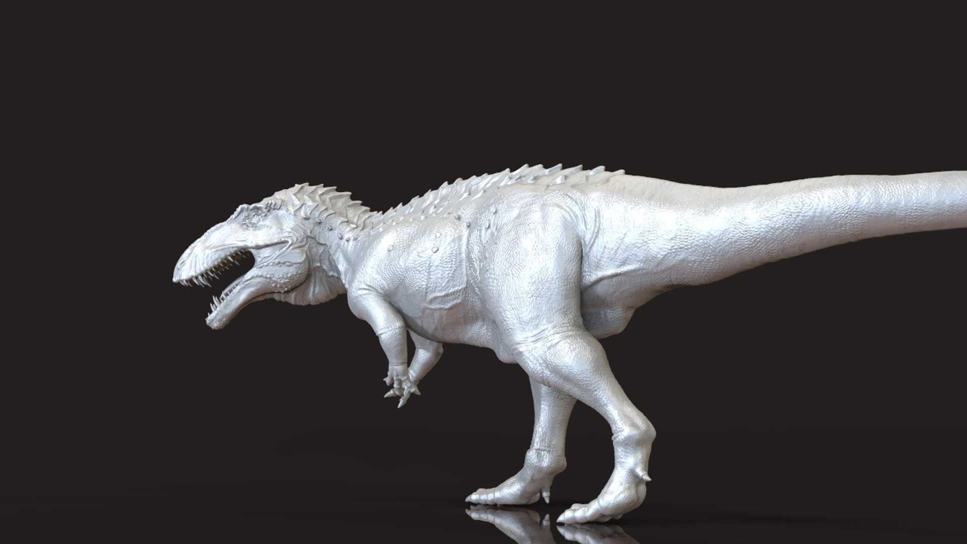 3d Dinosaur Acrosaurus Model