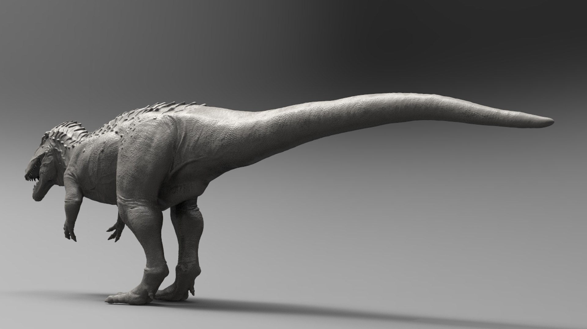 3d Dinosaur Acrosaurus Model