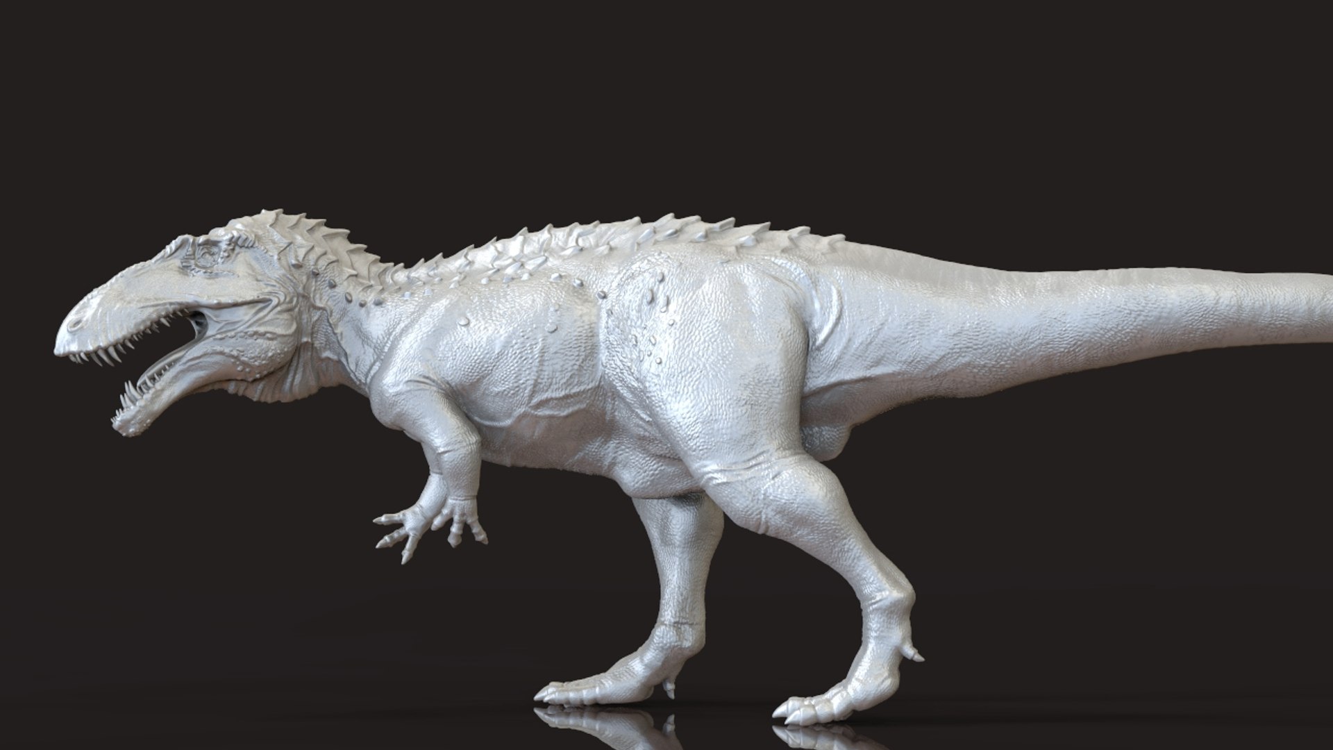 3d Dinosaur Acrosaurus Model