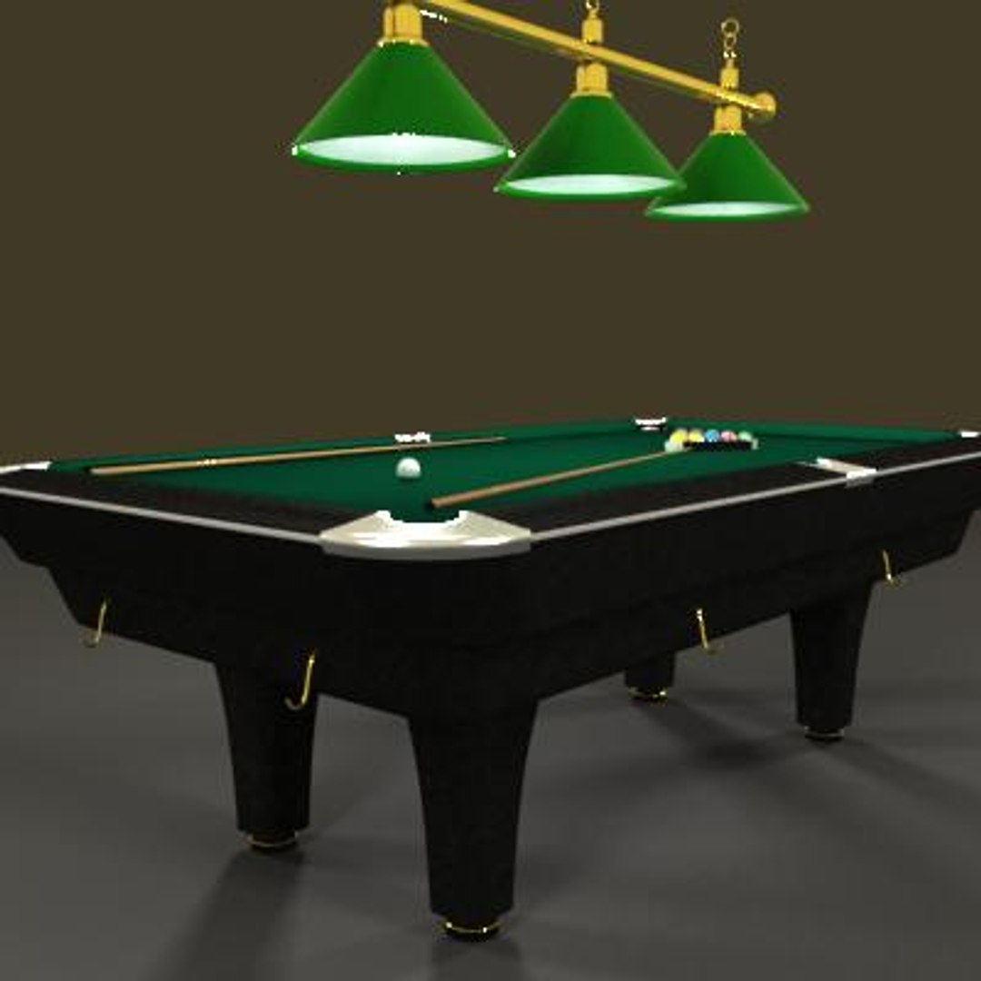 Pool Billiard Table 3d Max
