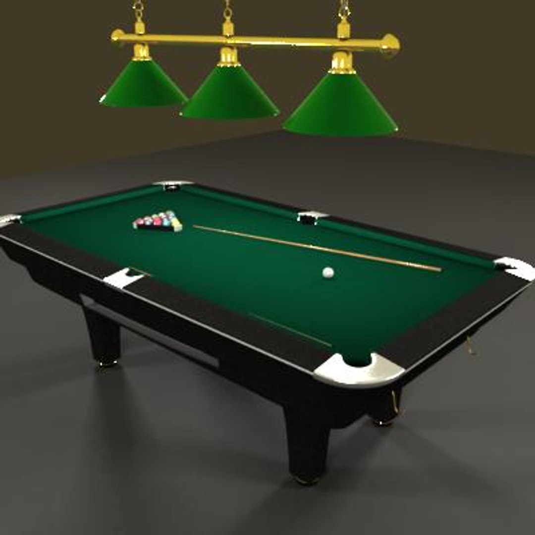 Pool Billiard Table 3d Max