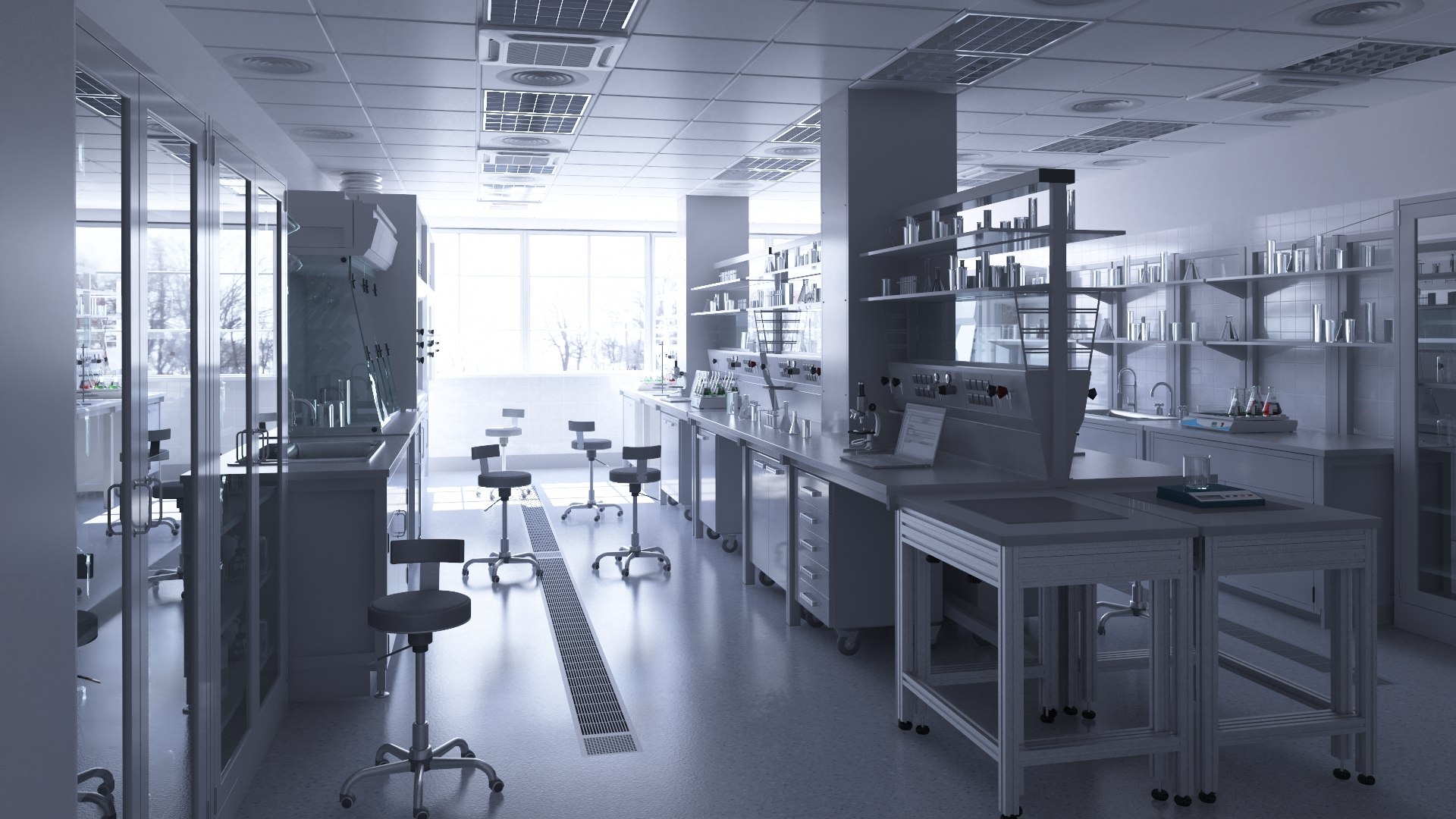 Laboratory 7 3D - TurboSquid 2011715