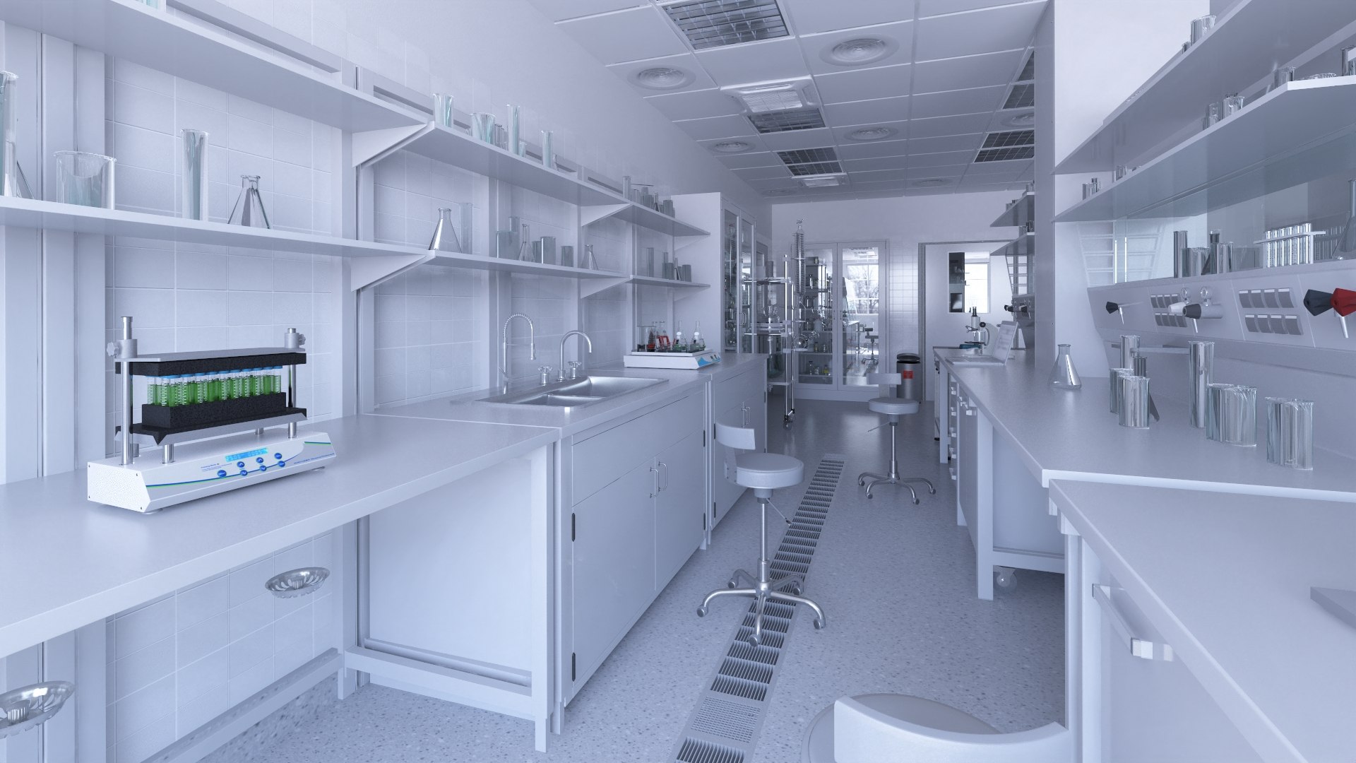 Laboratory 7 3D - TurboSquid 2011715