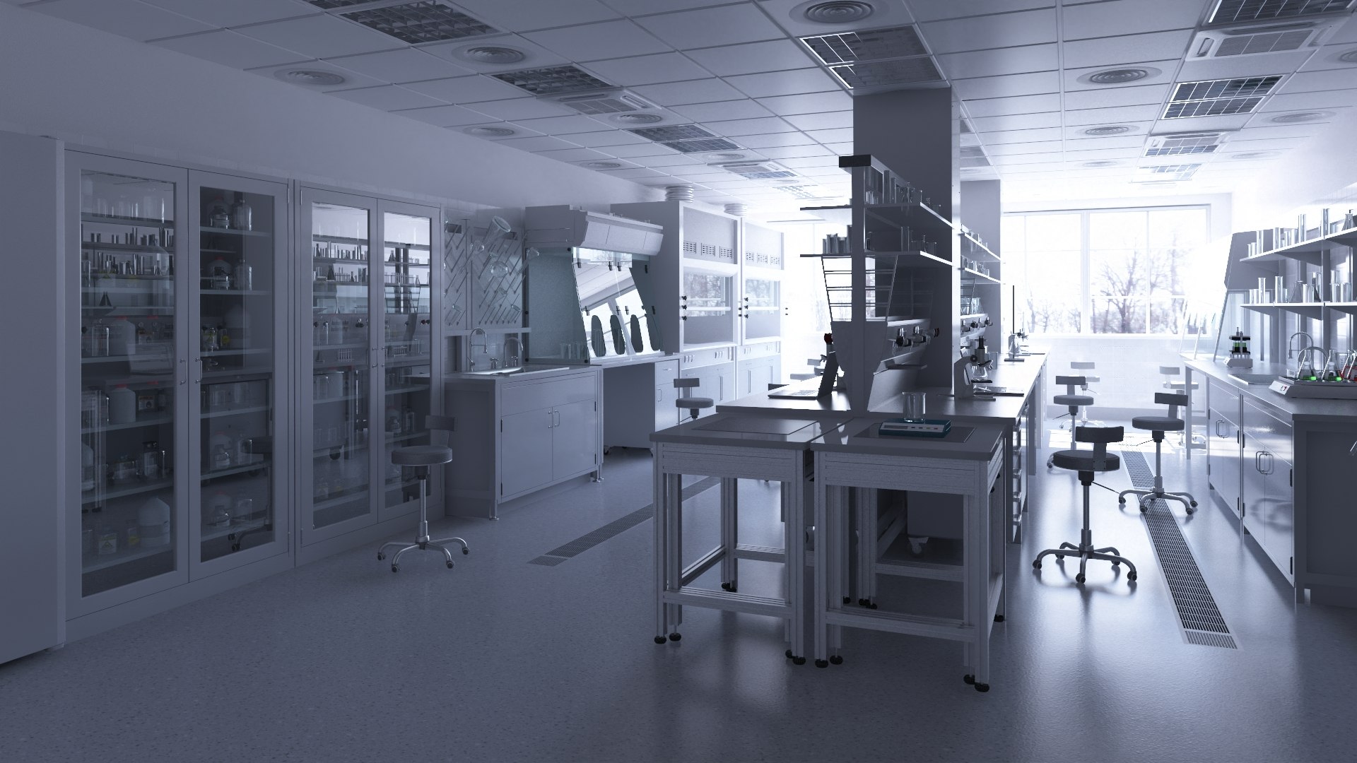 Laboratory 7 3D - TurboSquid 2011715