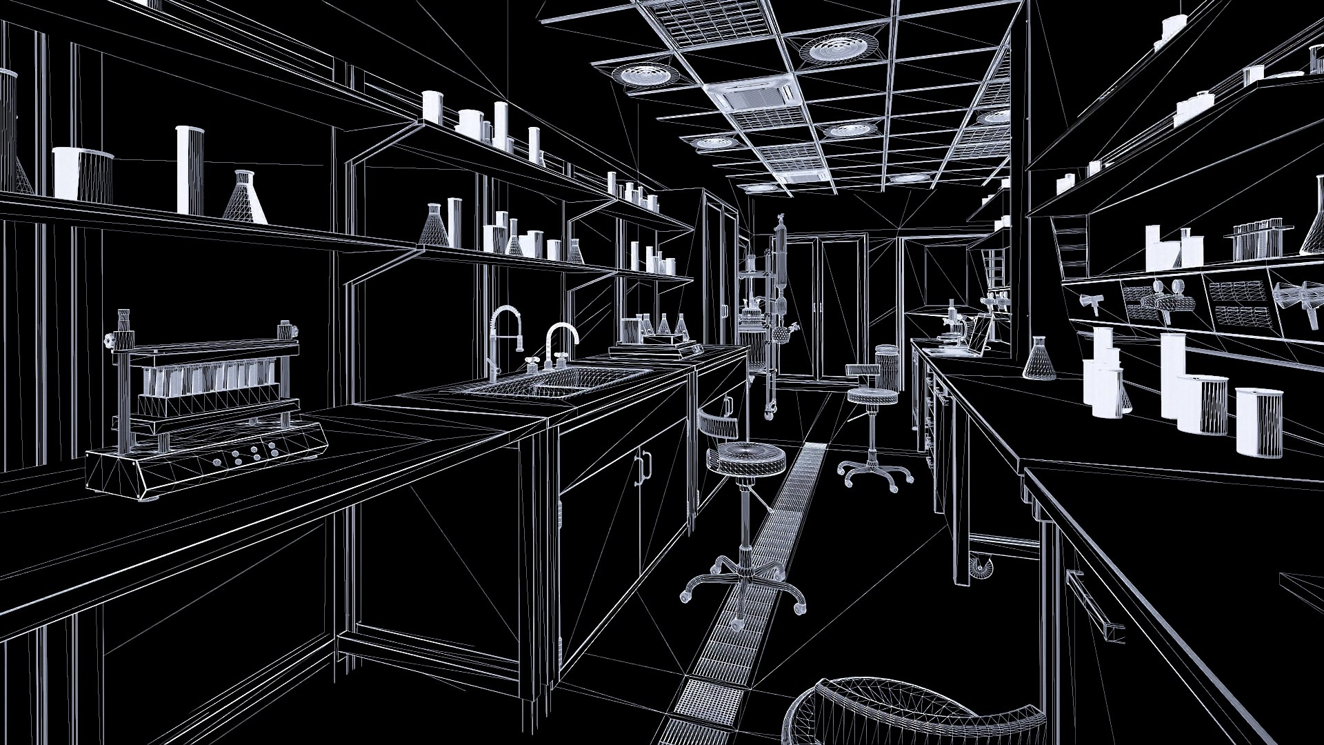 Laboratory 7 3D - TurboSquid 2011715