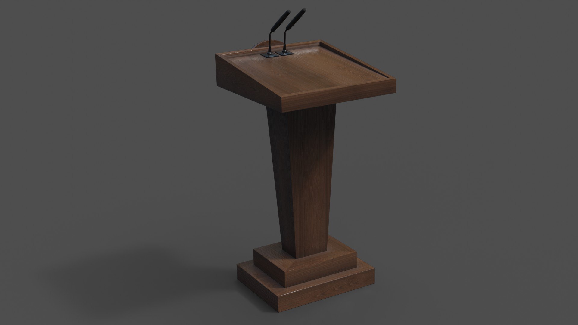 3D Prime Ministers Lecterns PBR Model - TurboSquid 2203850