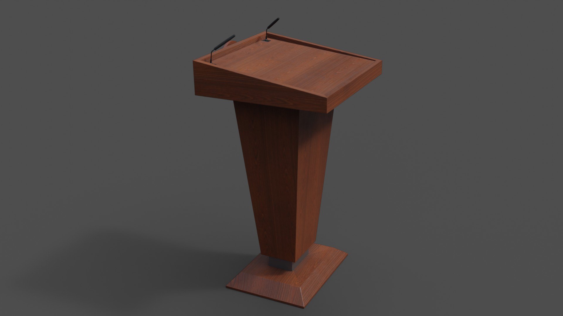 3D Prime Ministers Lecterns PBR Model - TurboSquid 2203850