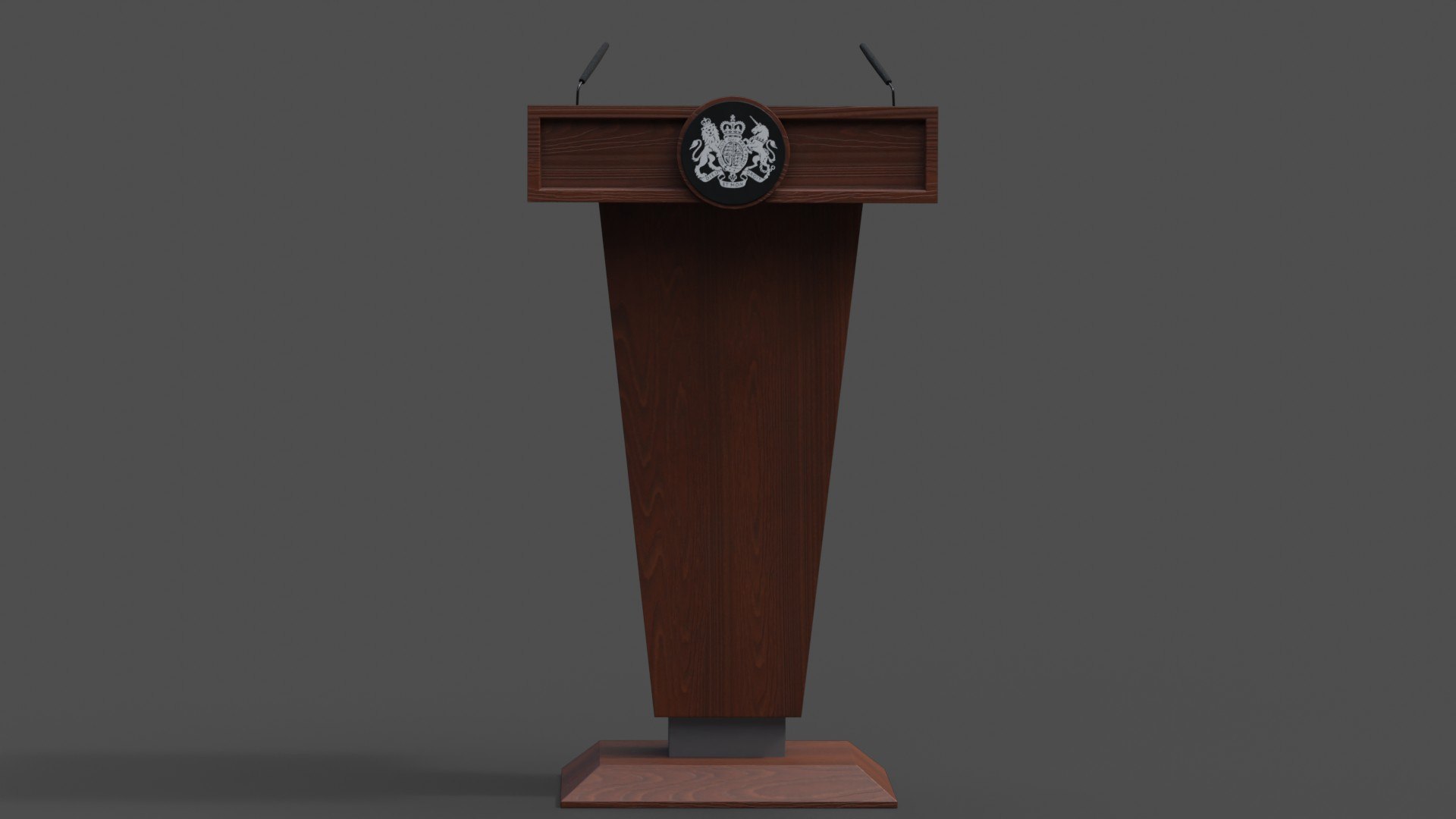 3D Prime Ministers Lecterns PBR Model - TurboSquid 2203850