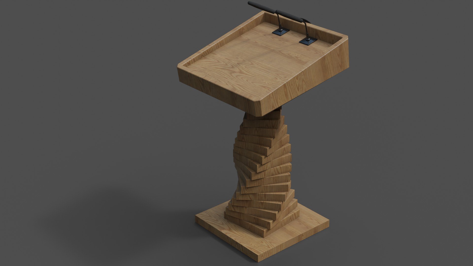 3D Prime Ministers Lecterns PBR Model - TurboSquid 2203850