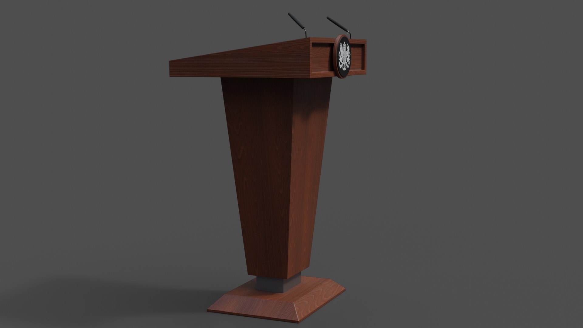 3D Prime Ministers Lecterns PBR Model - TurboSquid 2203850